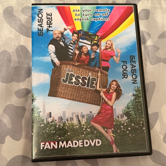 Media | Jessie Fan Made Dvd Seasons 3 4 Cds Not Included | Poshmark